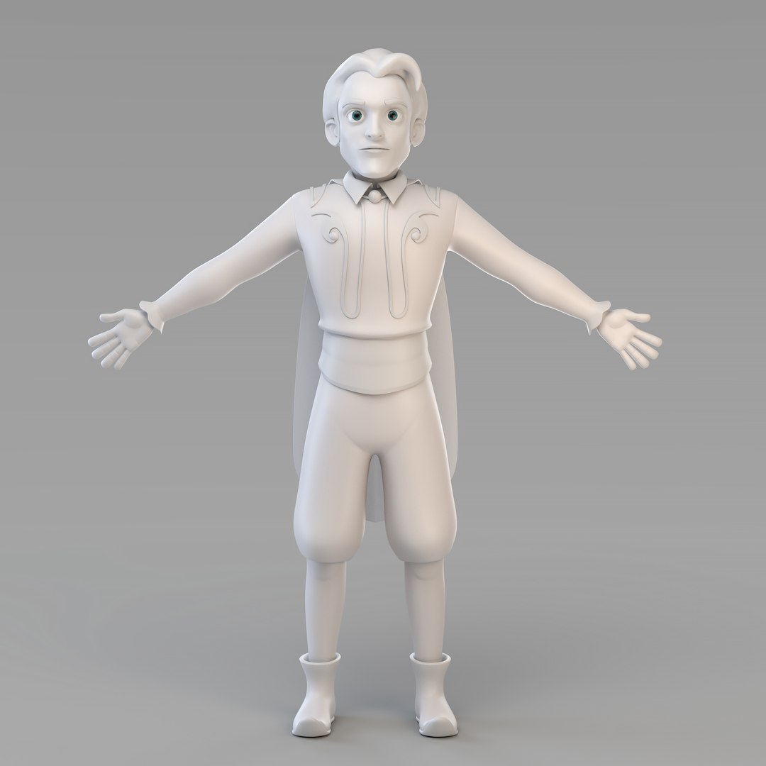 Prince 02 3D Model - TurboSquid 1620736