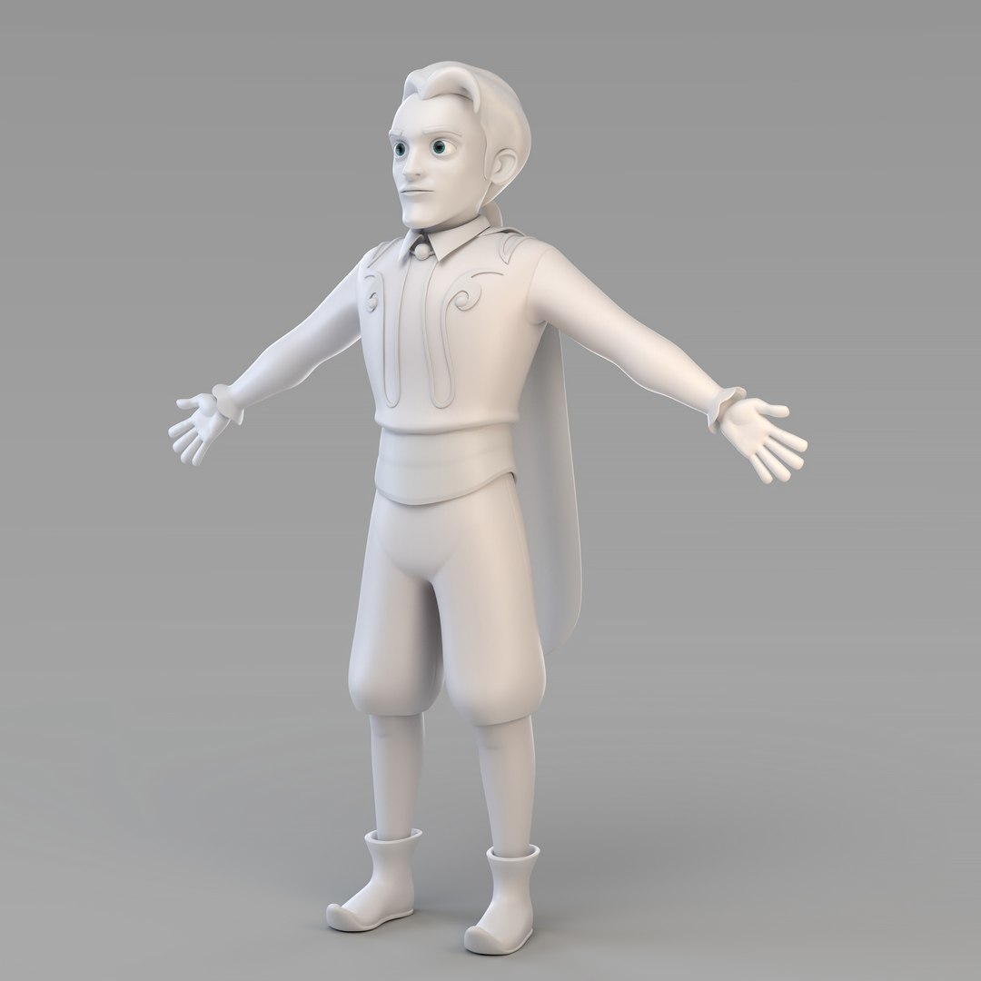 Prince 02 3D Model - TurboSquid 1620736