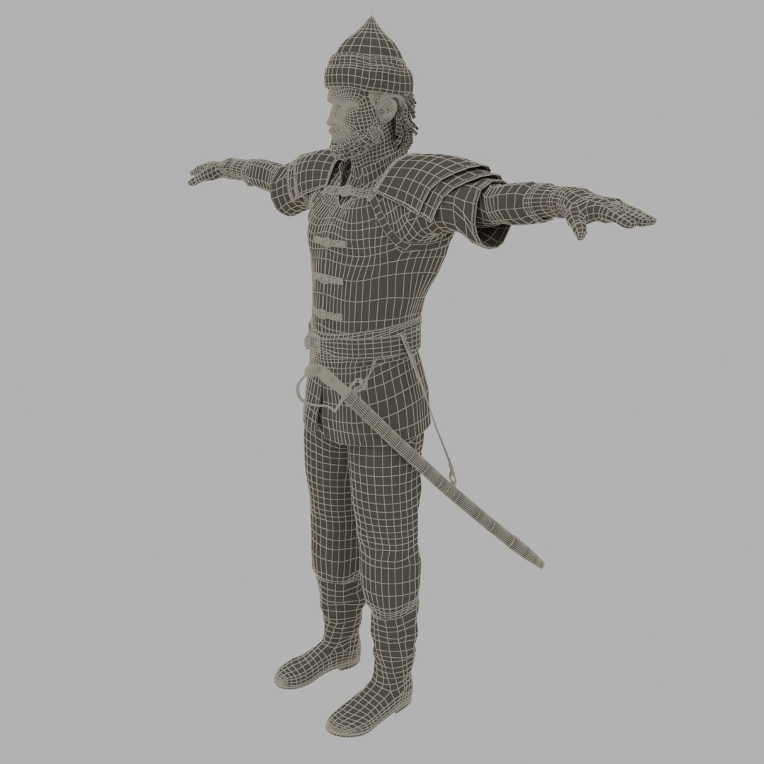 Ottoman Warrior 3D Model - TurboSquid 1293803