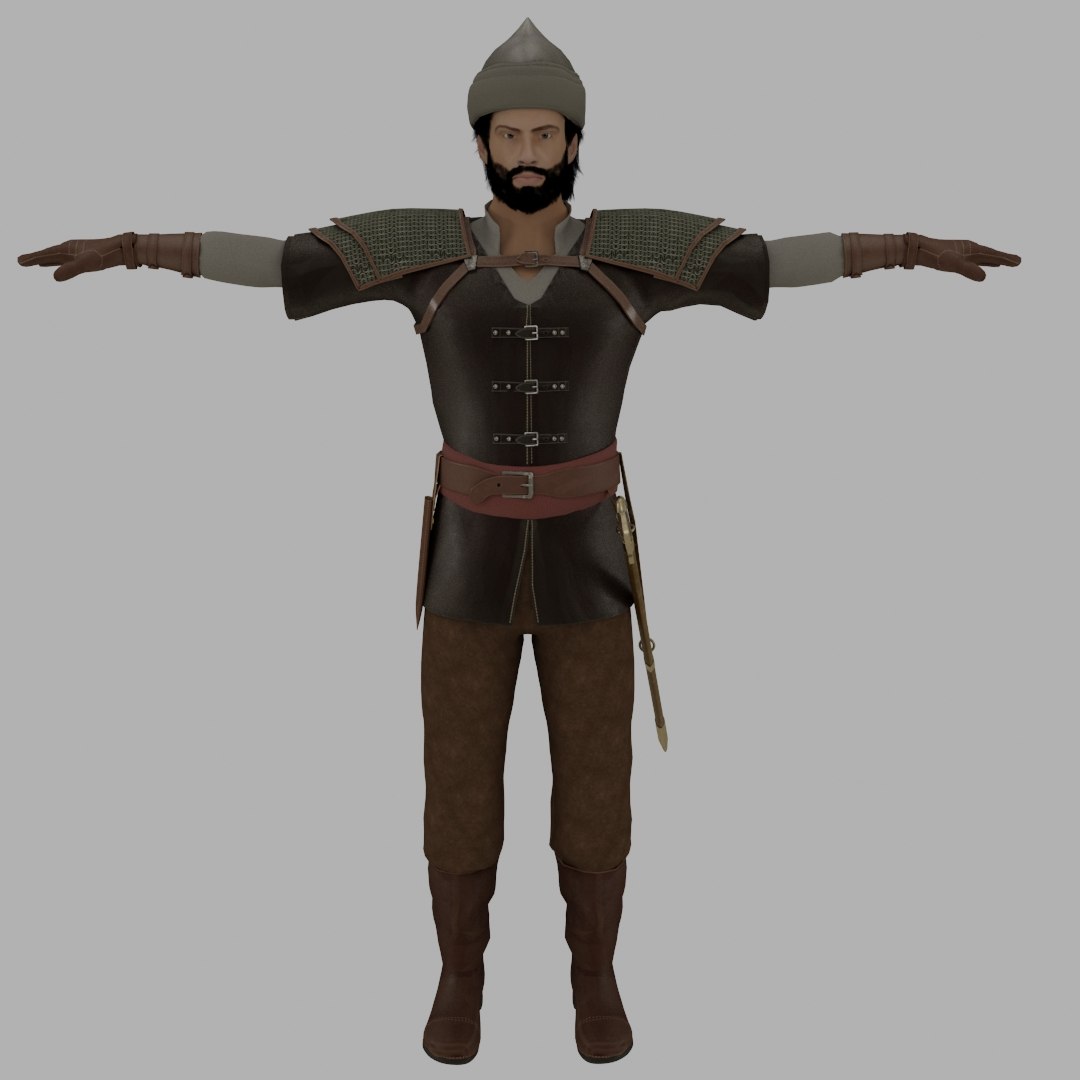 Ottoman Warrior 3D Model - TurboSquid 1293803