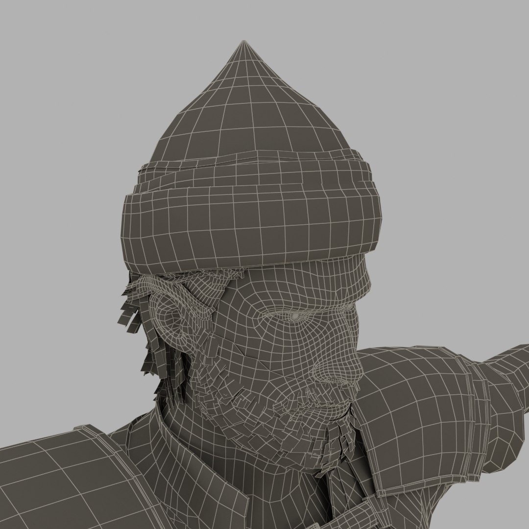 Ottoman Warrior 3D Model - TurboSquid 1293803