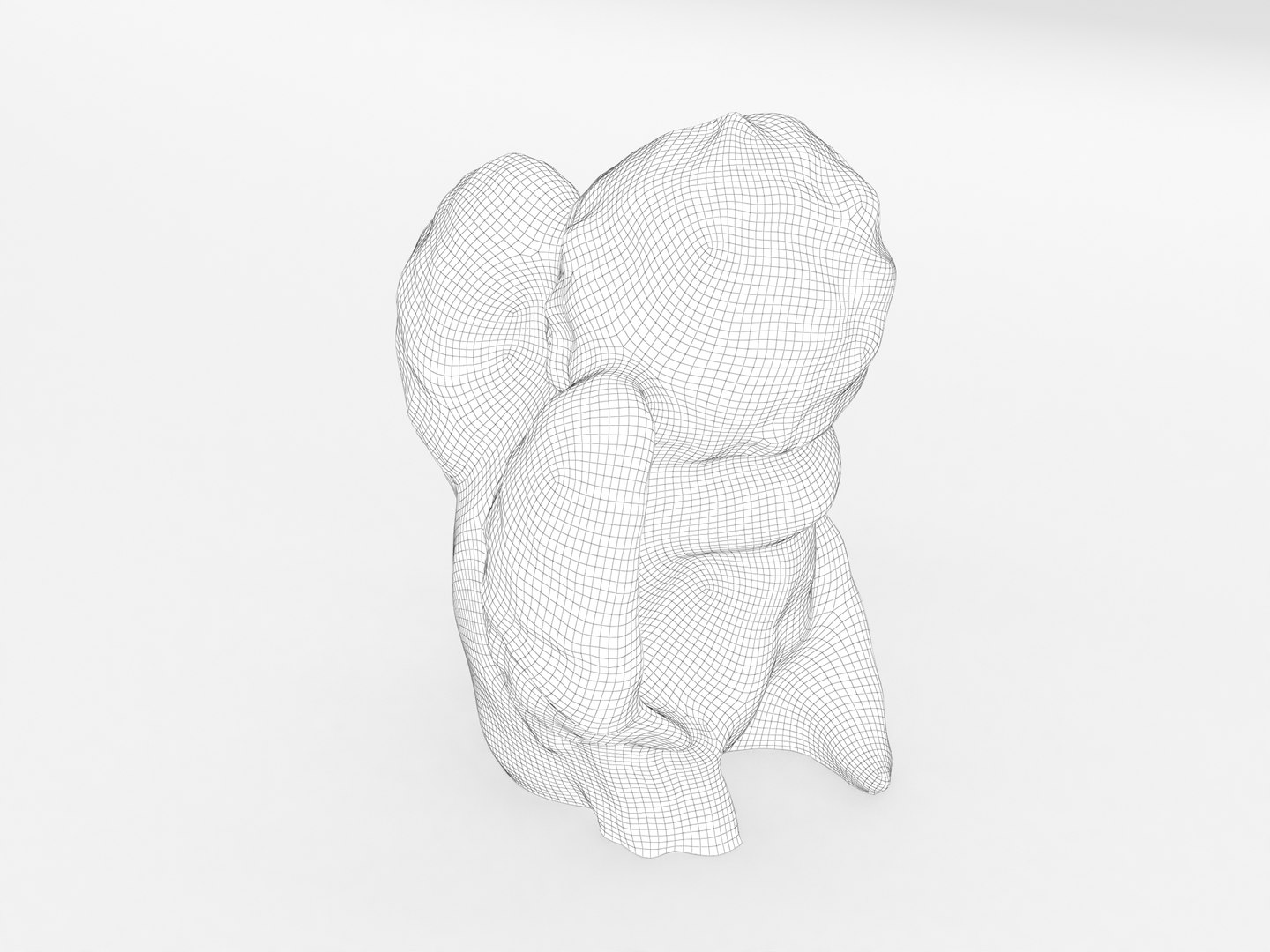 3D Scan Angel Statue - TurboSquid 1439605