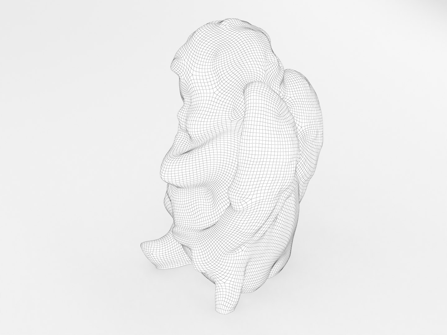 3D Scan Angel Statue - TurboSquid 1439605