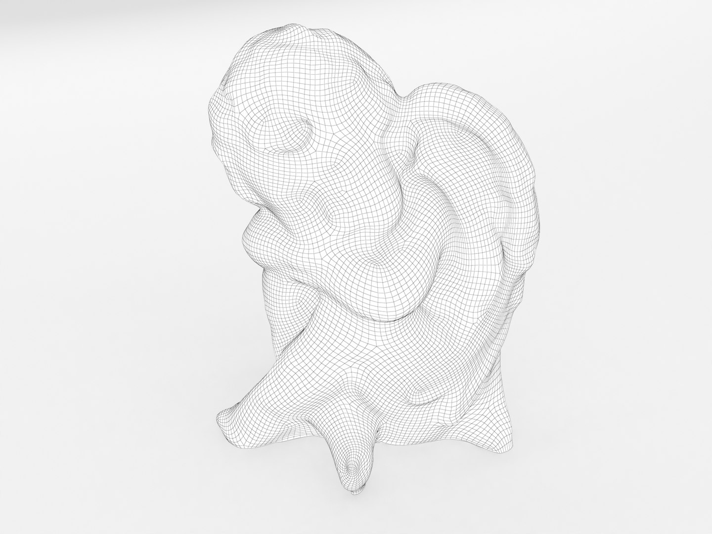 3D Scan Angel Statue - TurboSquid 1439605