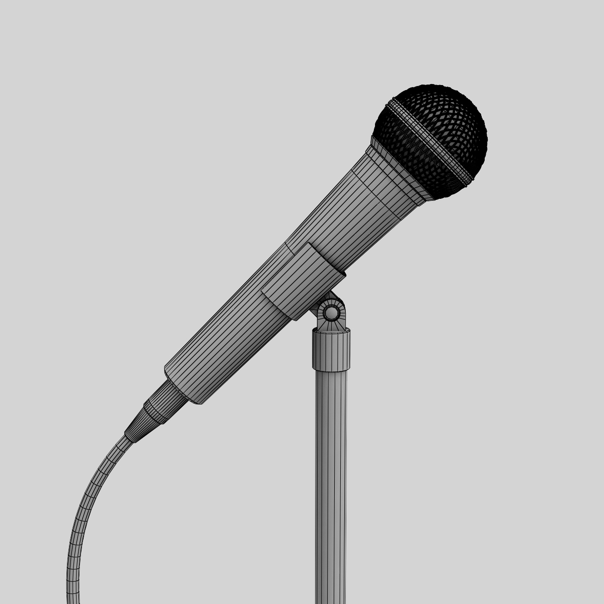 3d microphone stand