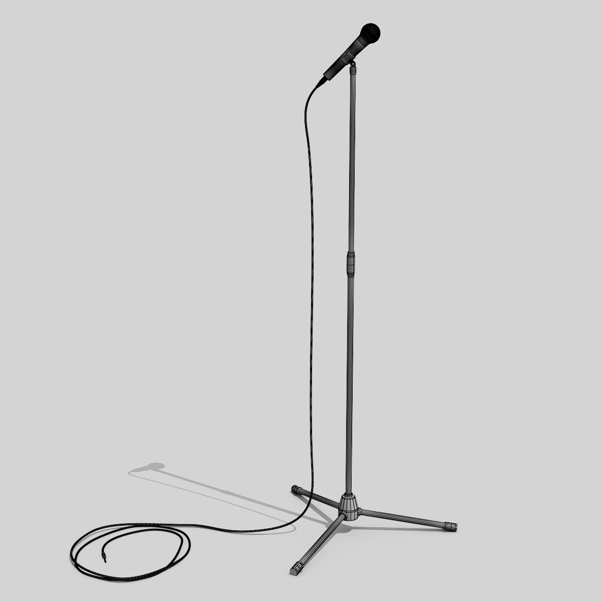 3d microphone stand
