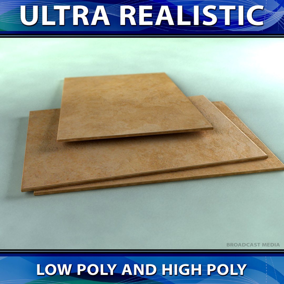 3d Model Realistic Tile
