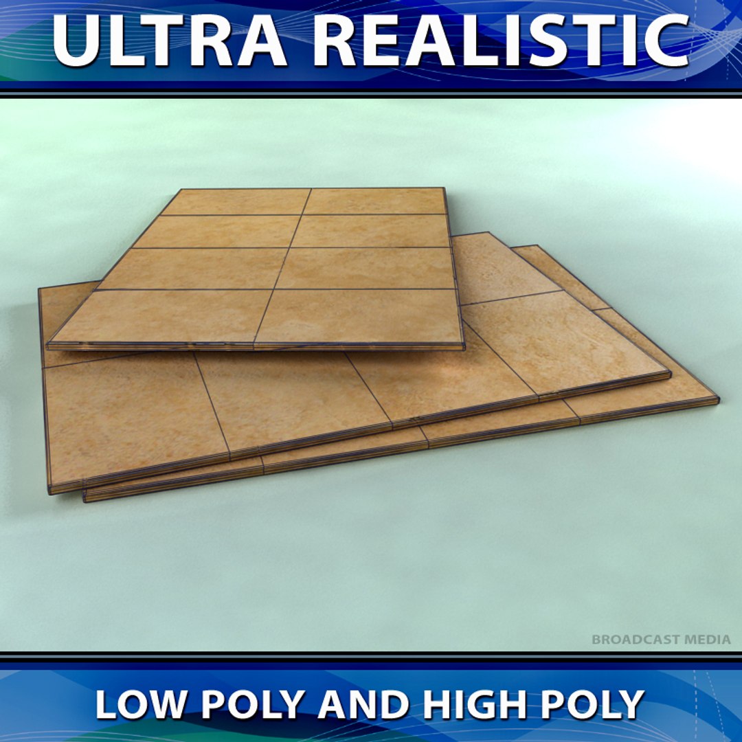 3d Model Realistic Tile