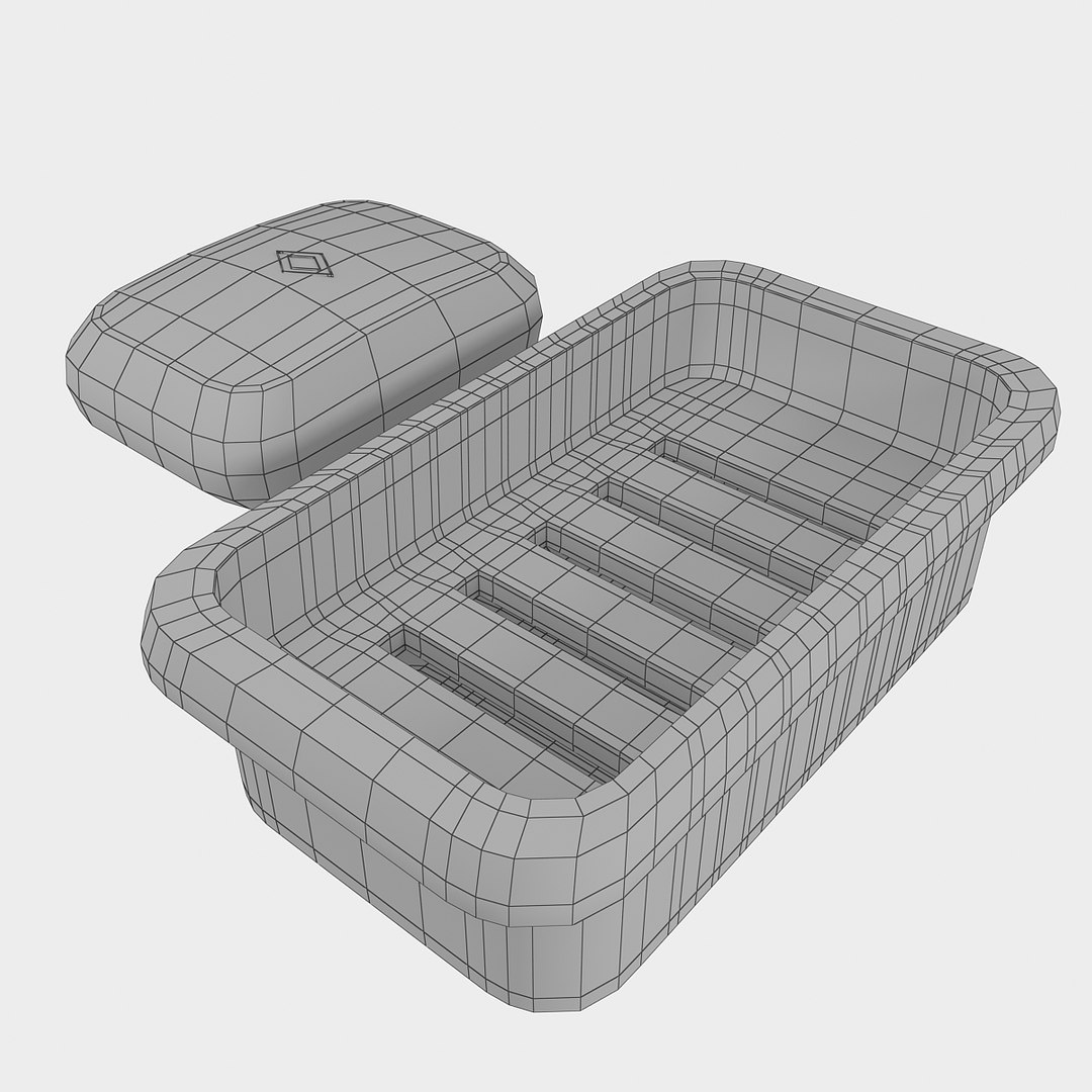 soap dish 3d model