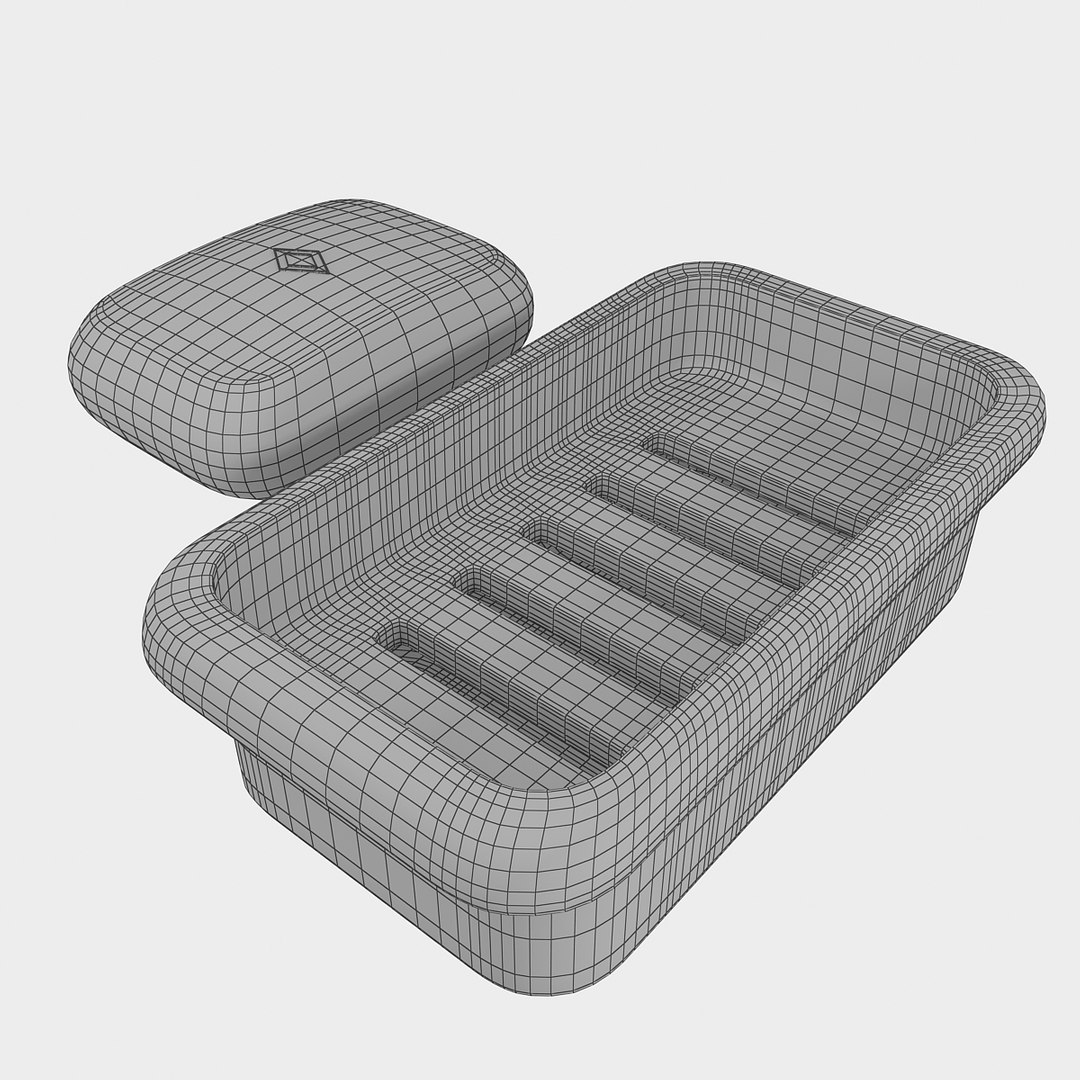 soap dish 3d model