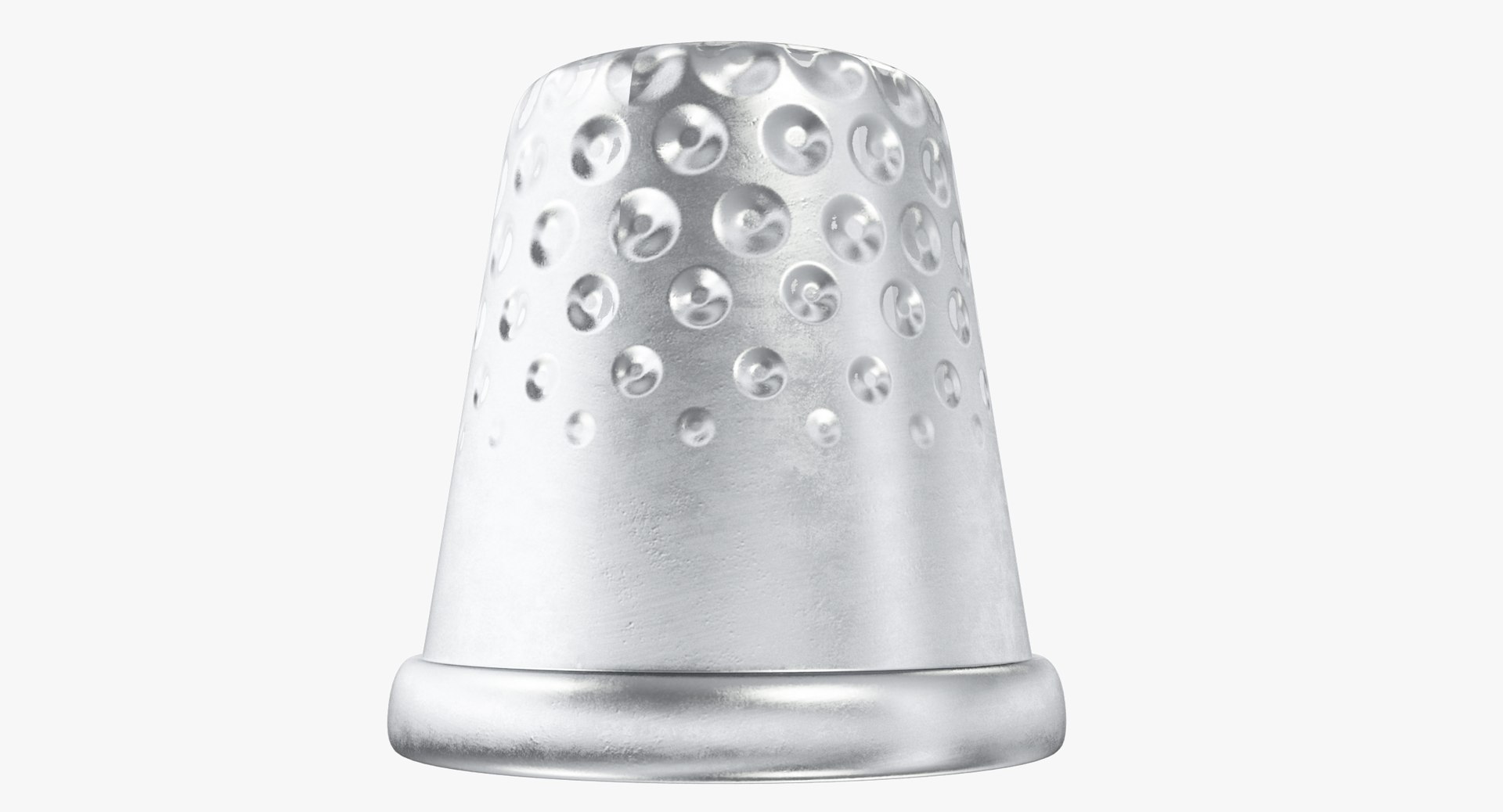 3D Thimble Metalic - TurboSquid 1390594