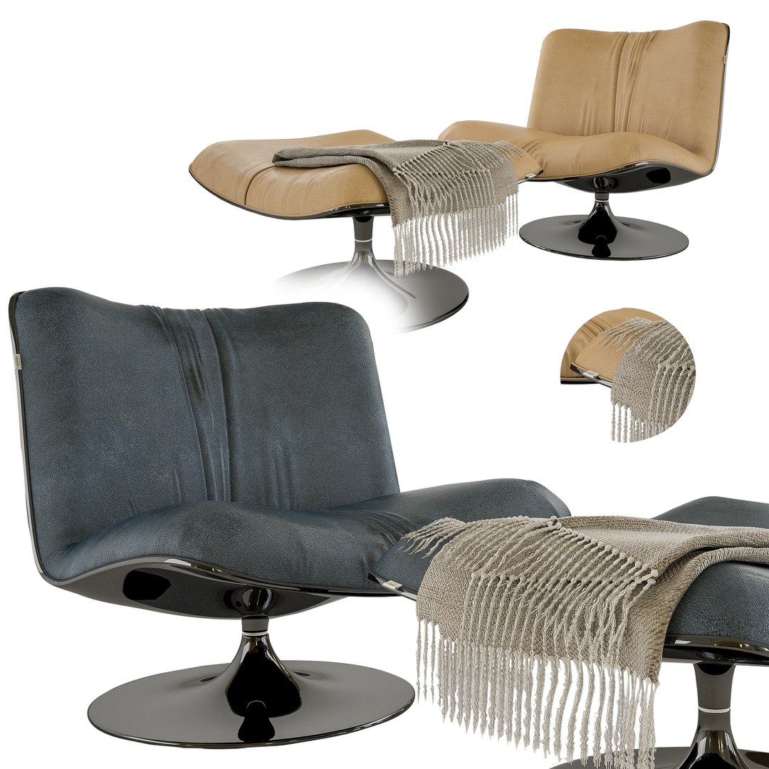 Baxter Marilyn Armchair 3D Model - TurboSquid 1559830