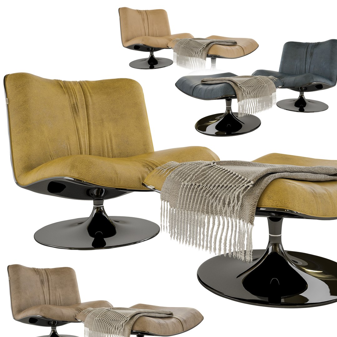 Baxter Marilyn Armchair 3D Model - TurboSquid 1559830