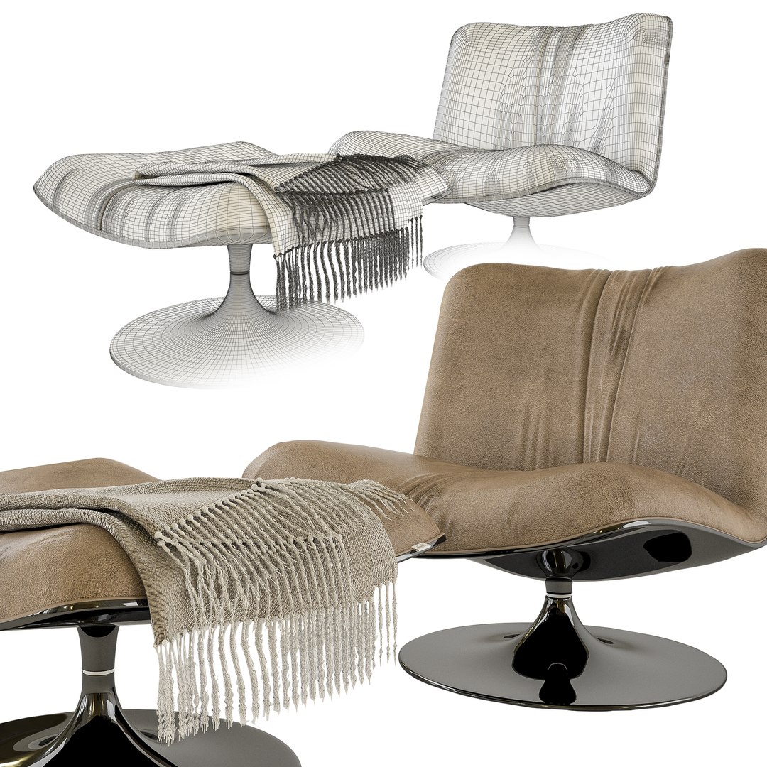 Baxter Marilyn Armchair 3D Model - TurboSquid 1559830