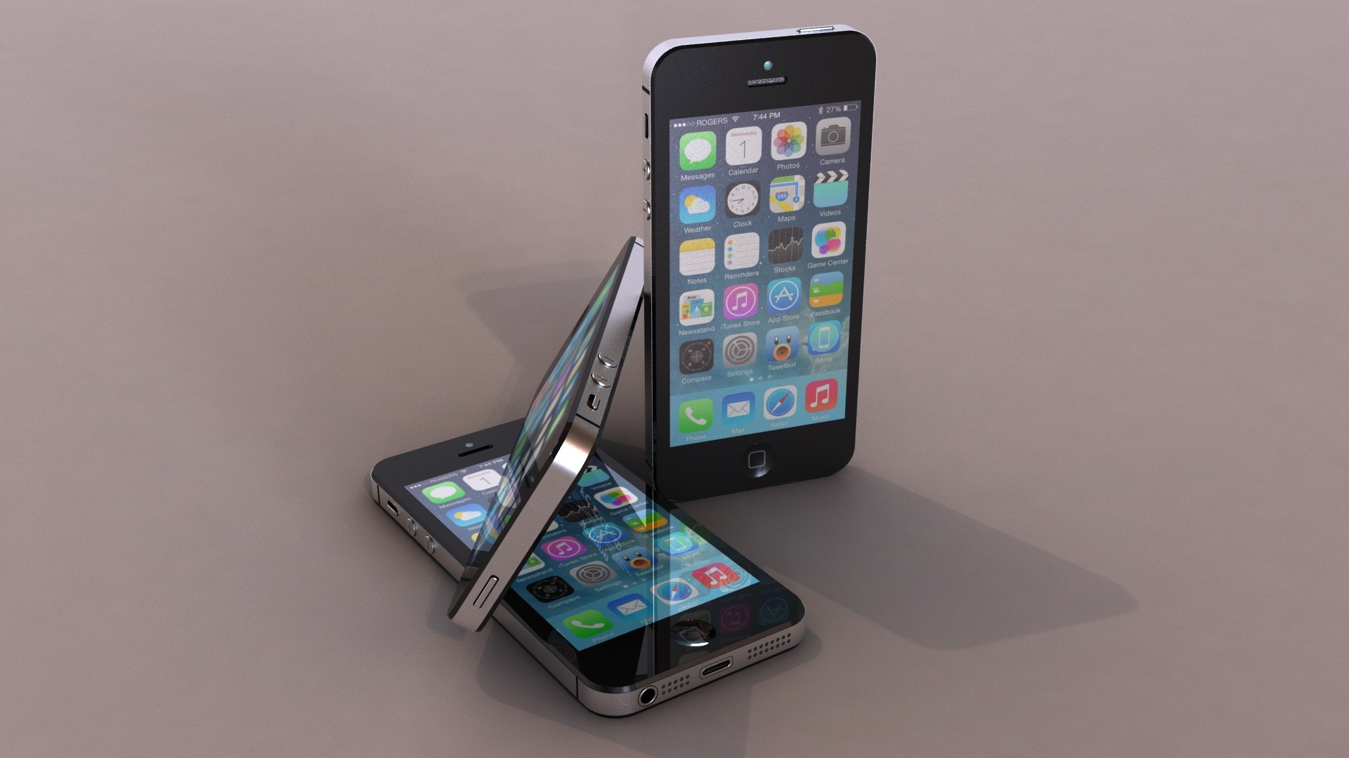 Phone Iphone 5 3d Model