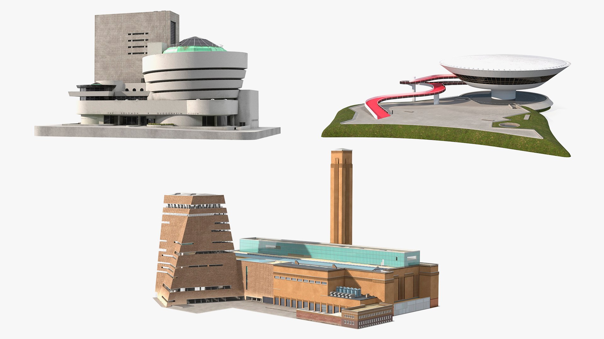 3D Modern Art Galleries Collection model - TurboSquid 2169201
