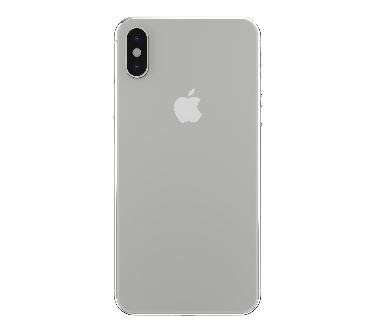 3D Apple Iphone X Silver Model - TurboSquid 1668593