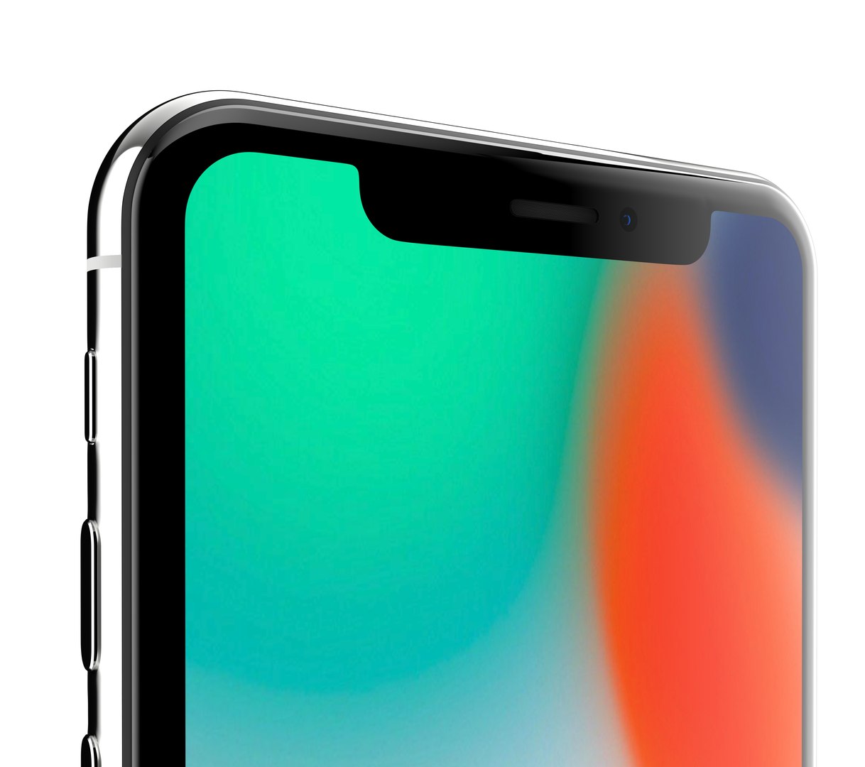 3D Apple Iphone X Silver Model - TurboSquid 1668593