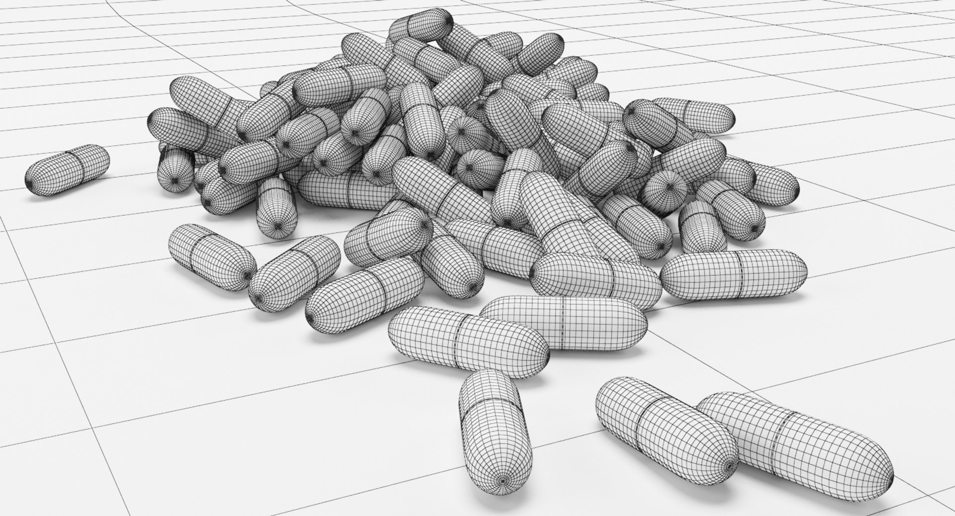 3D pill medicine science model - TurboSquid 1408035