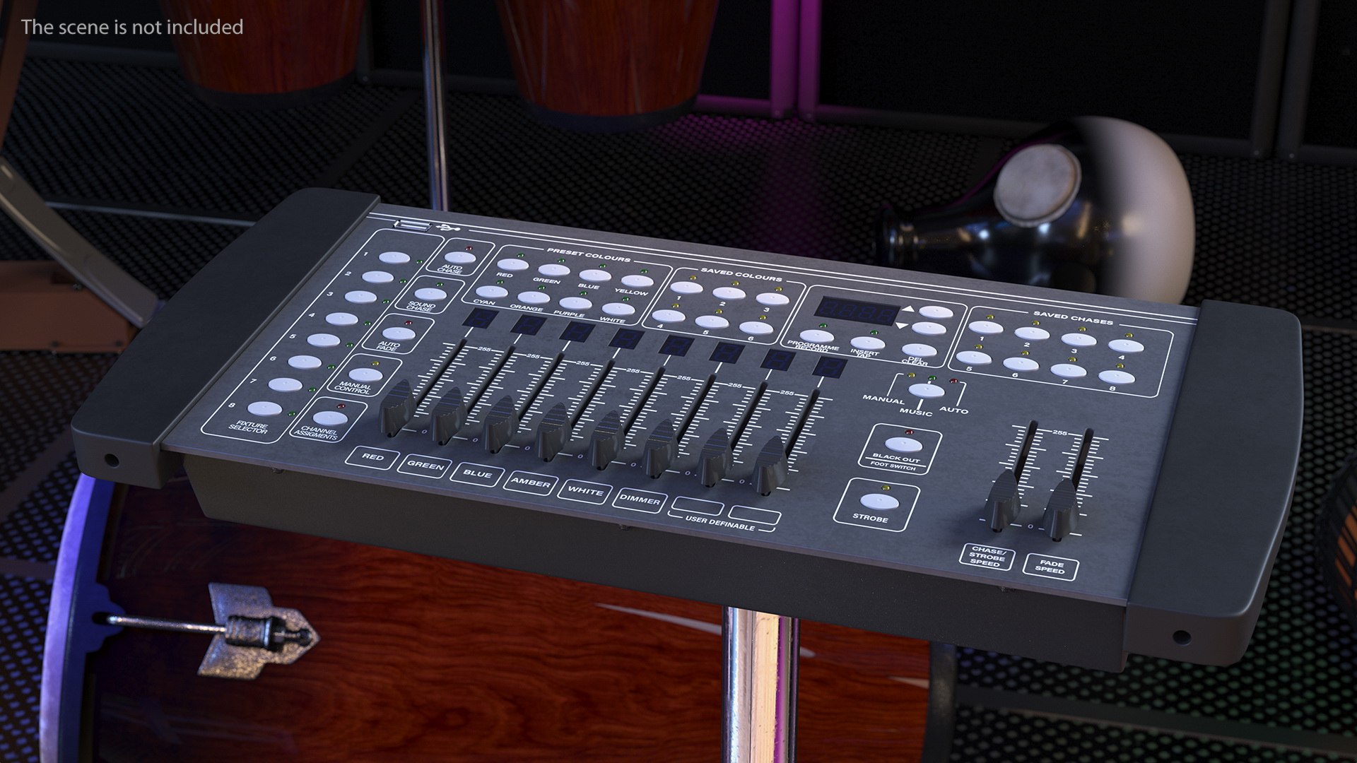 3D Universal DMX Light Controller OFF Model - TurboSquid 1872812