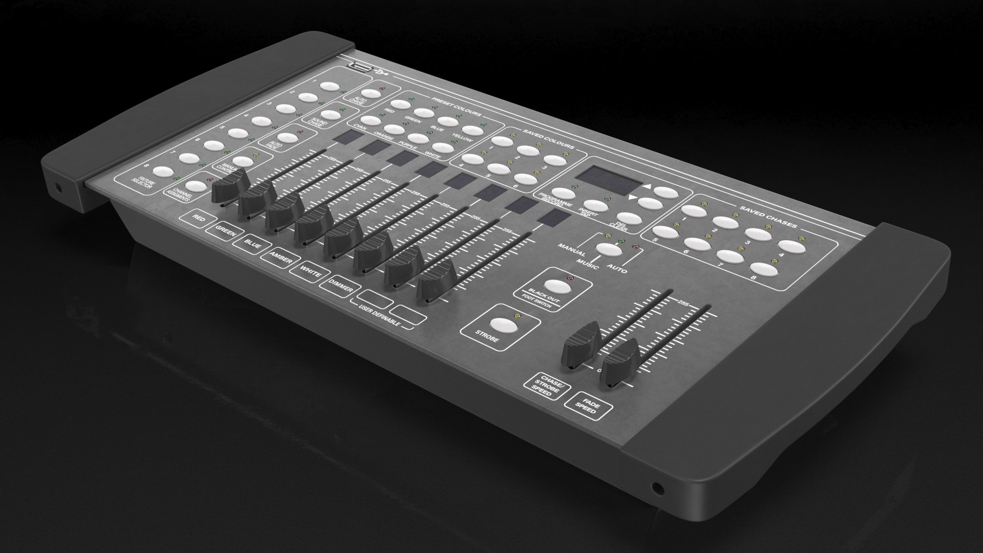 3D Universal DMX Light Controller OFF model - TurboSquid 1872812