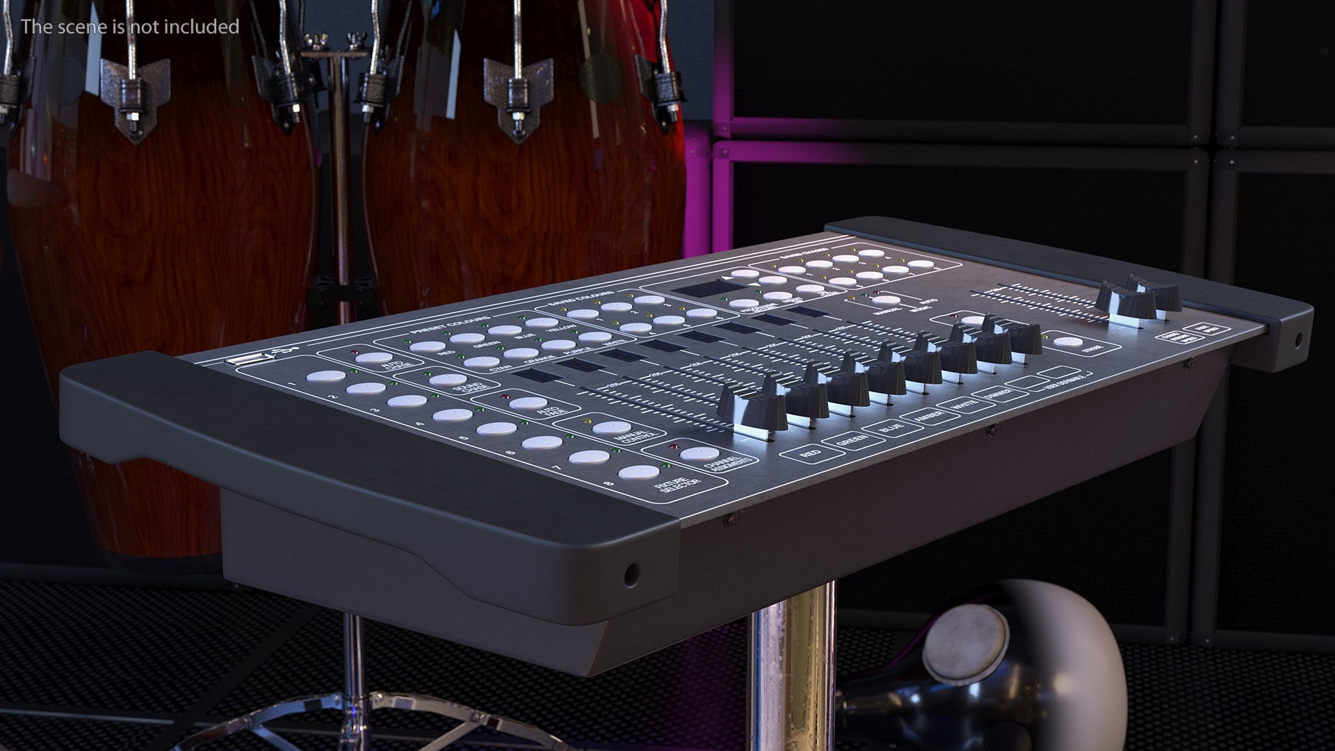 3D Universal DMX Light Controller OFF Model - TurboSquid 1872812