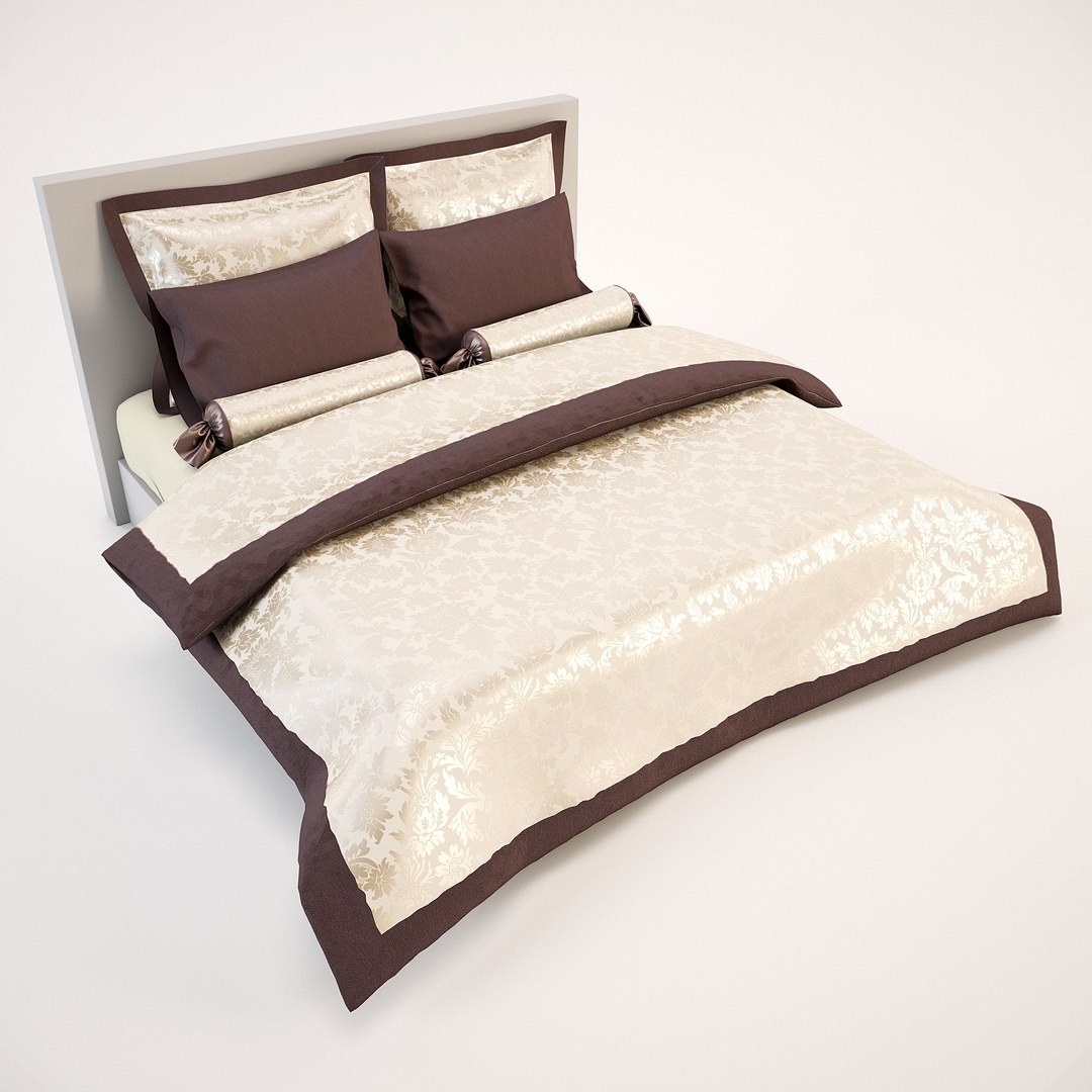 3d Model Of Bedcloth Bed Cloth
