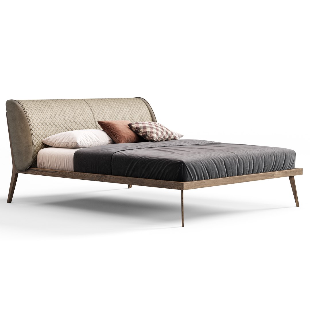 Cattelan Italia AYRTON Bed 3D Model - TurboSquid 2319770