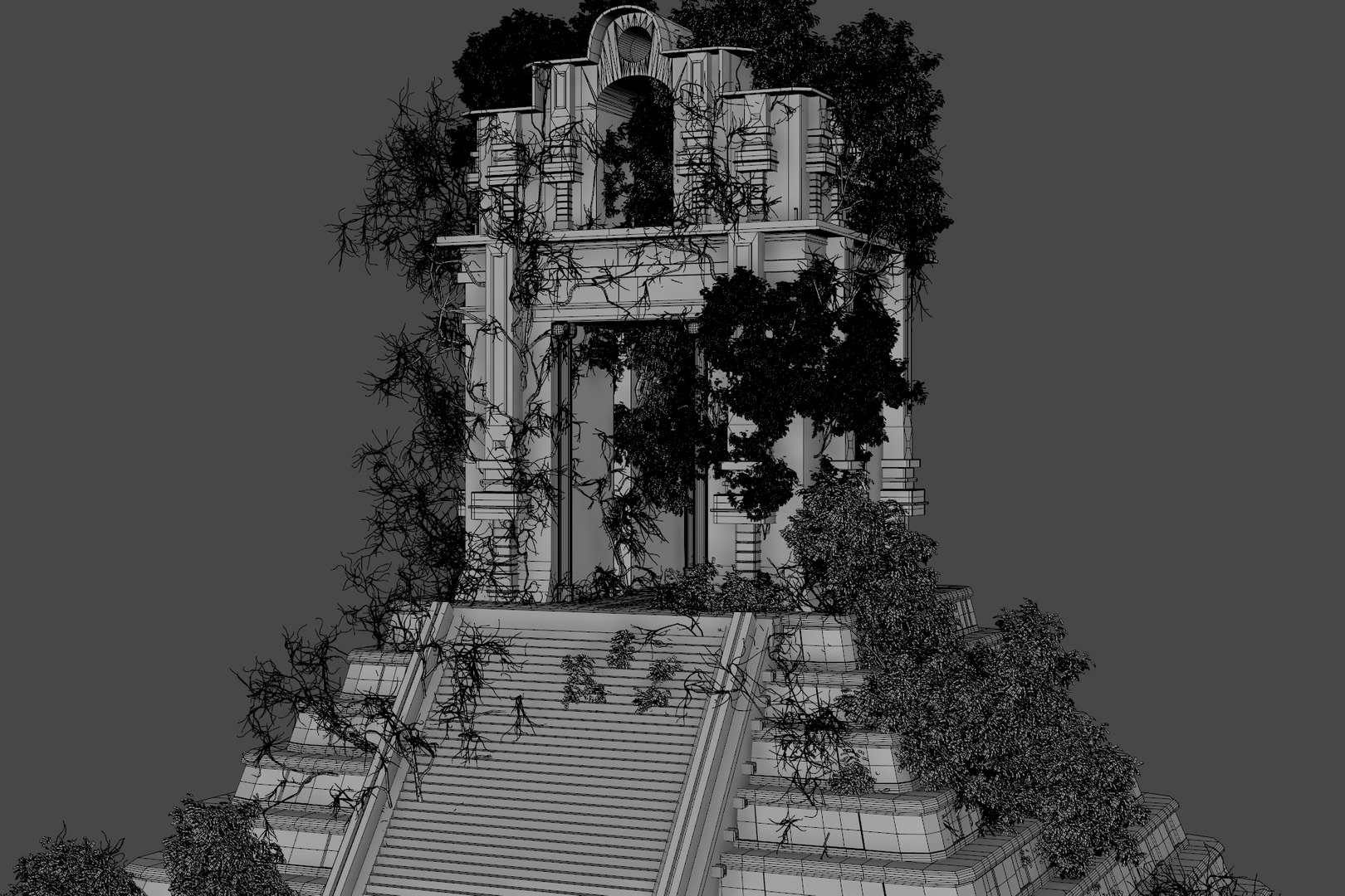 Fantasy Pyramid Ruins Environment 3D - TurboSquid 1779990