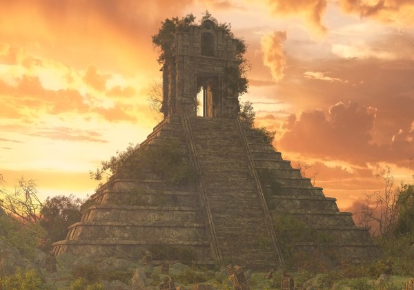 Fantasy Pyramid Ruins Environment 3D - TurboSquid 1779990