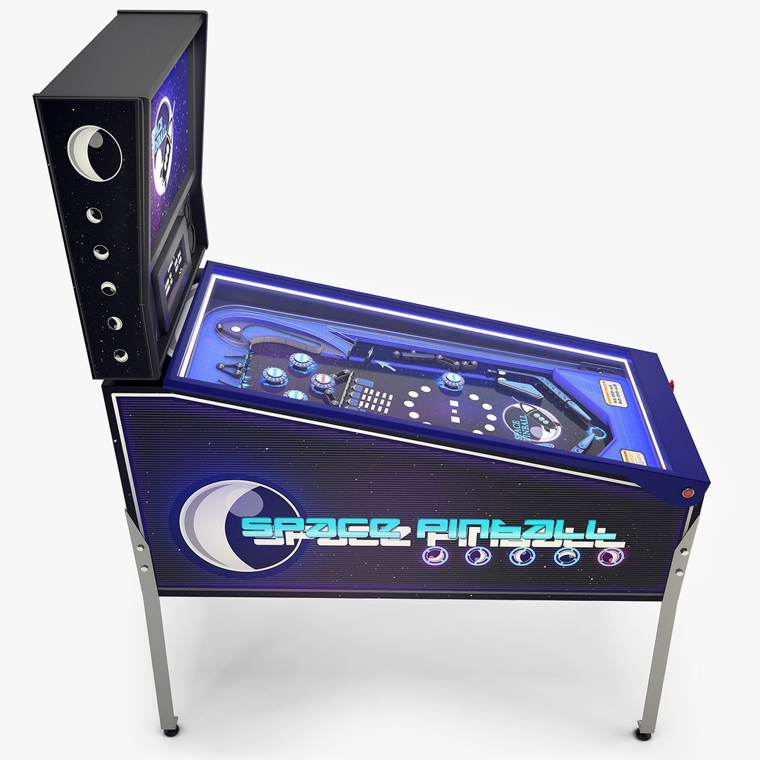 Pinball Machine Space 3d Max