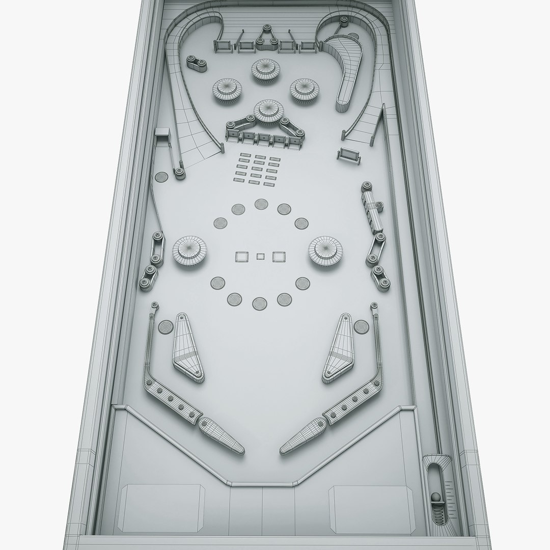 Pinball Machine Space 3d Max