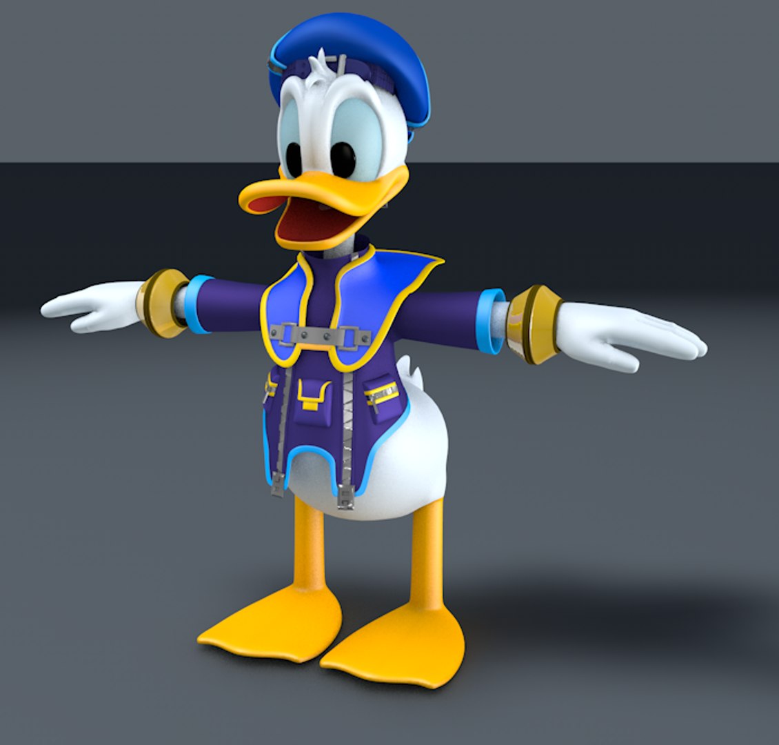 Donald Kingdom Hearts Obj