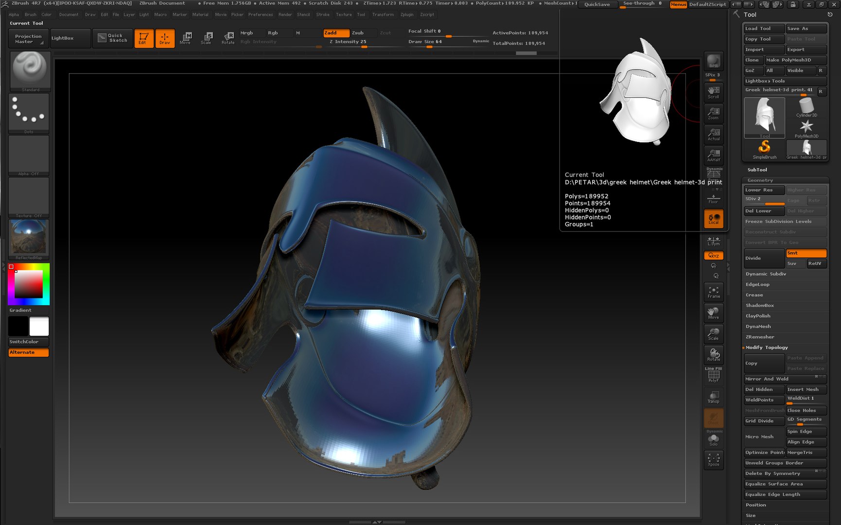 Greek Helmet 3D Model - TurboSquid 1244459