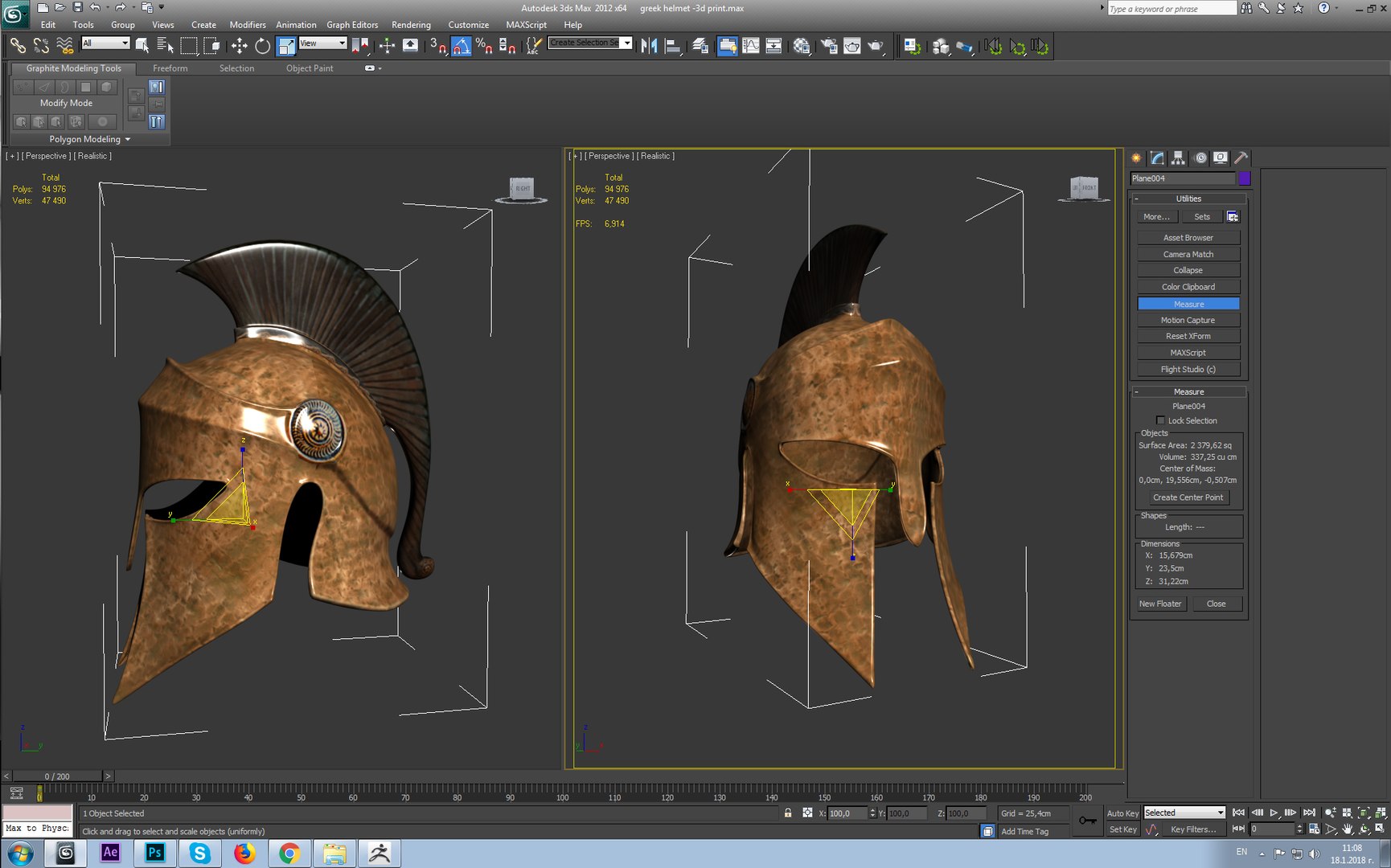 Greek Helmet 3D Model - TurboSquid 1244459