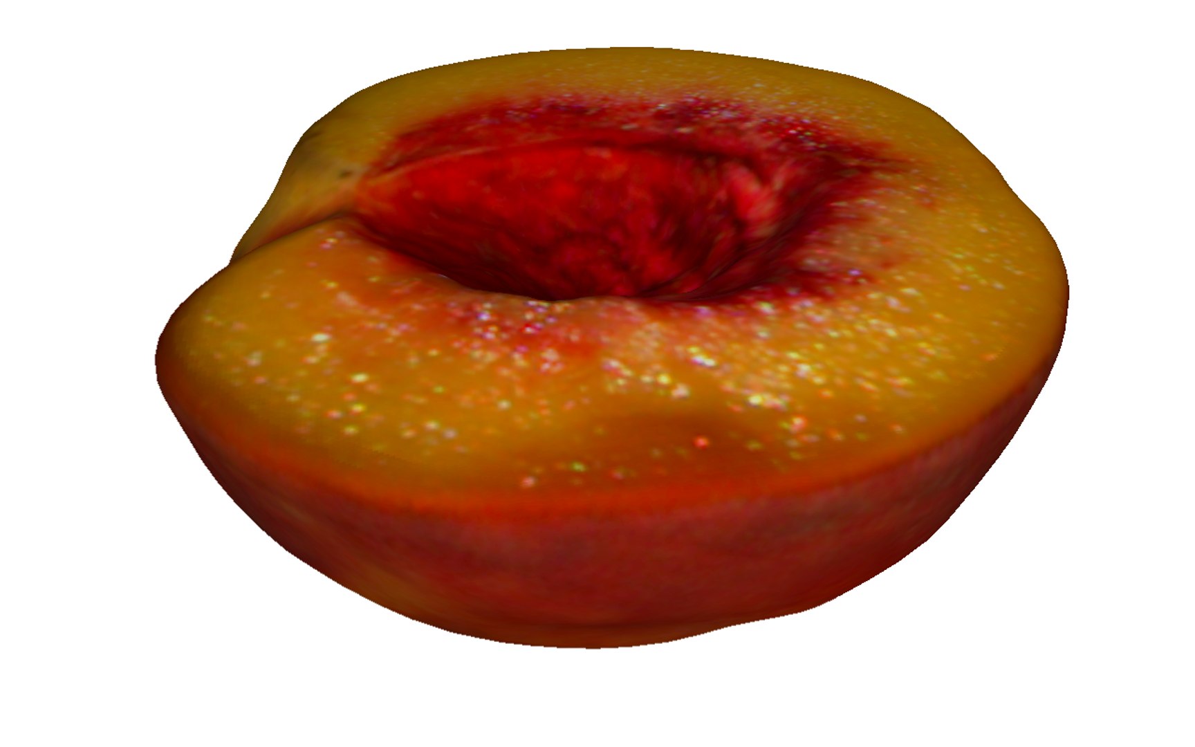 Half Peach 3D - TurboSquid 1617520