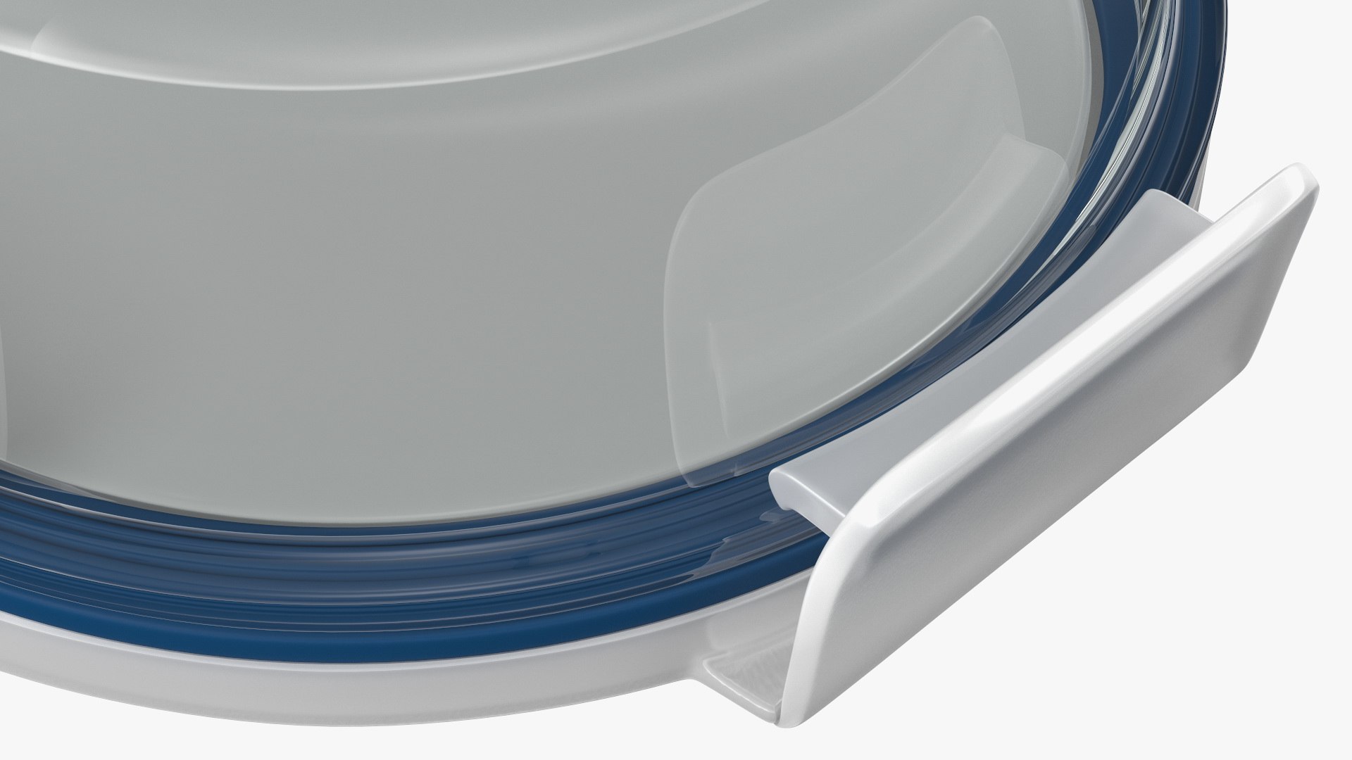 3D Round Glass Clip Lock Storage Container 400ml Model - TurboSquid 1735542