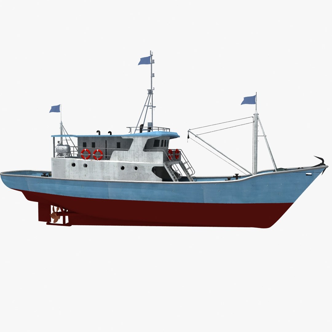 Boat Ship Fish 3D Model | 1146352 | TurboSquid