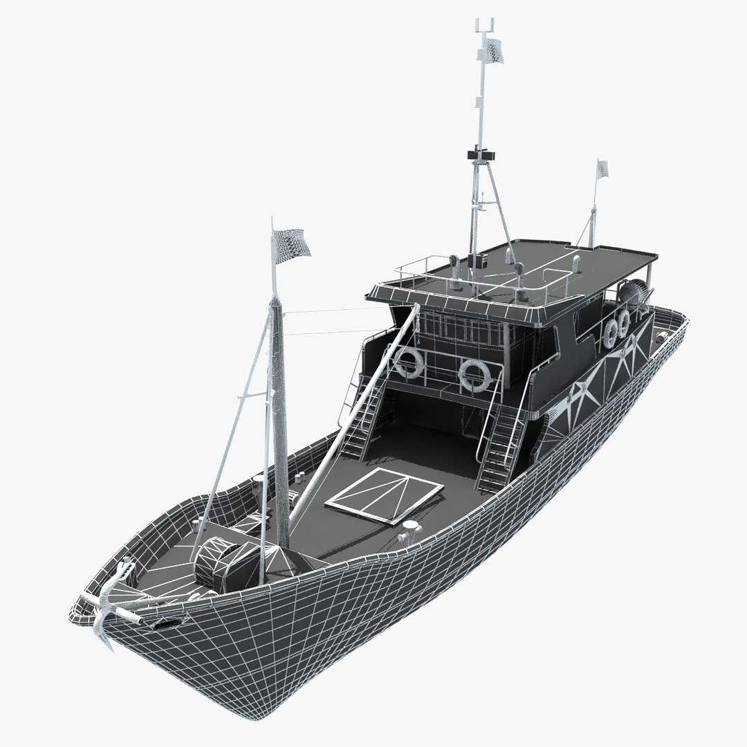 Boat Ship Fish 3D Model | 1146352 | TurboSquid