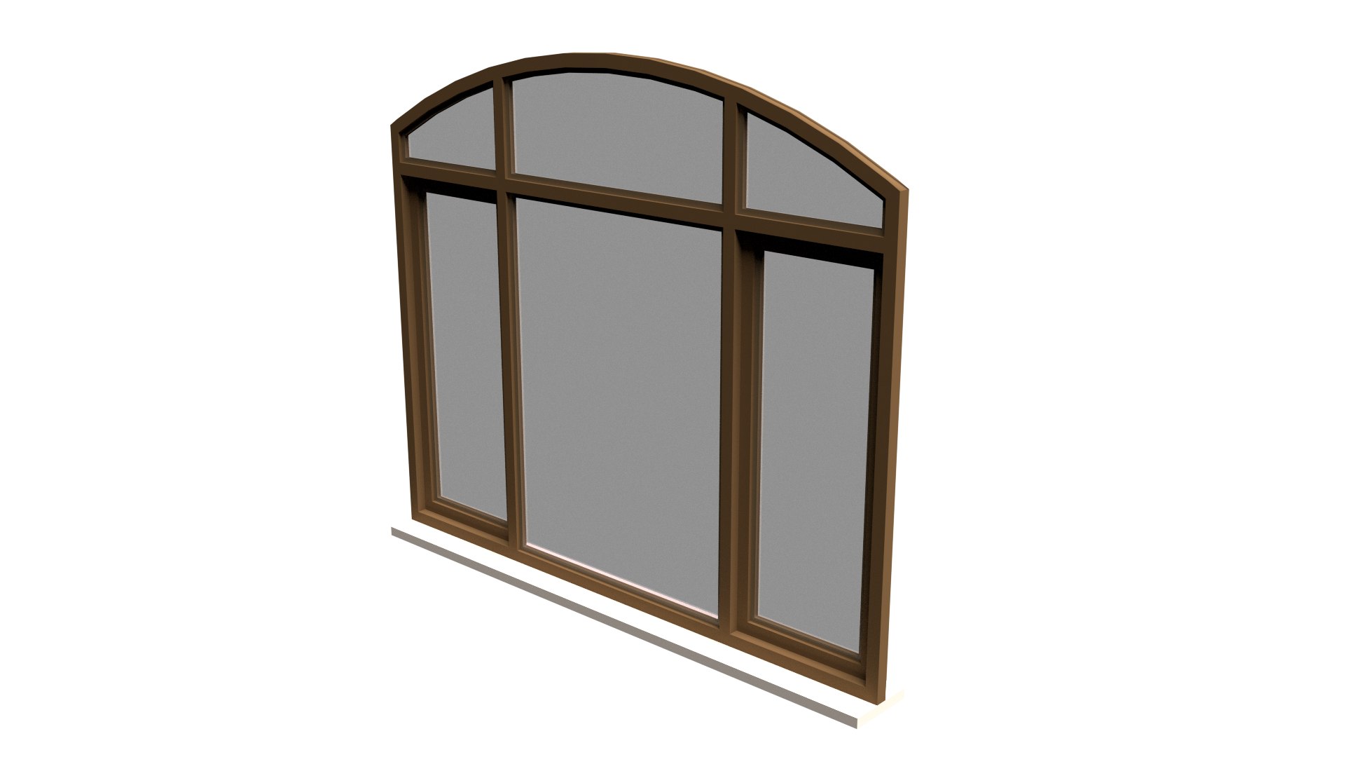Arch Window 3d Model