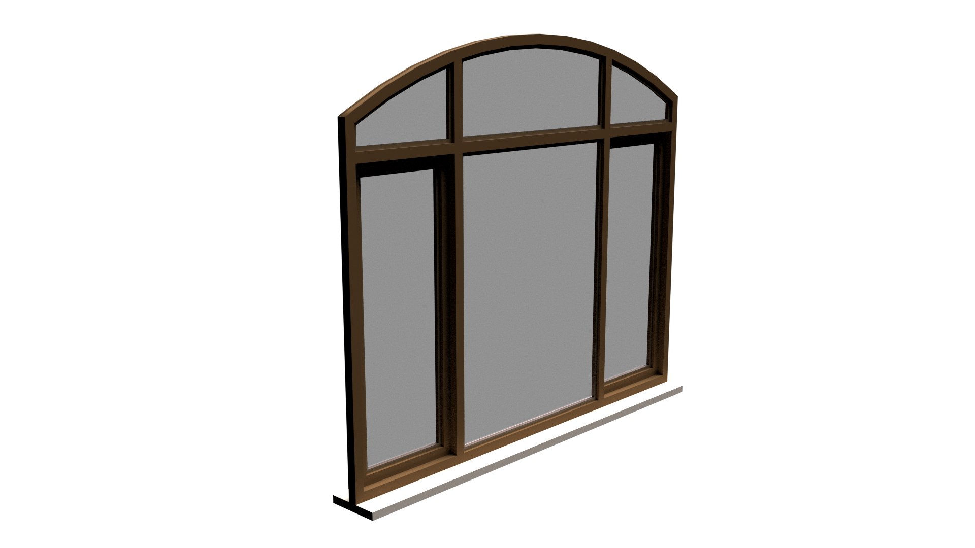 Arch Window 3d Model