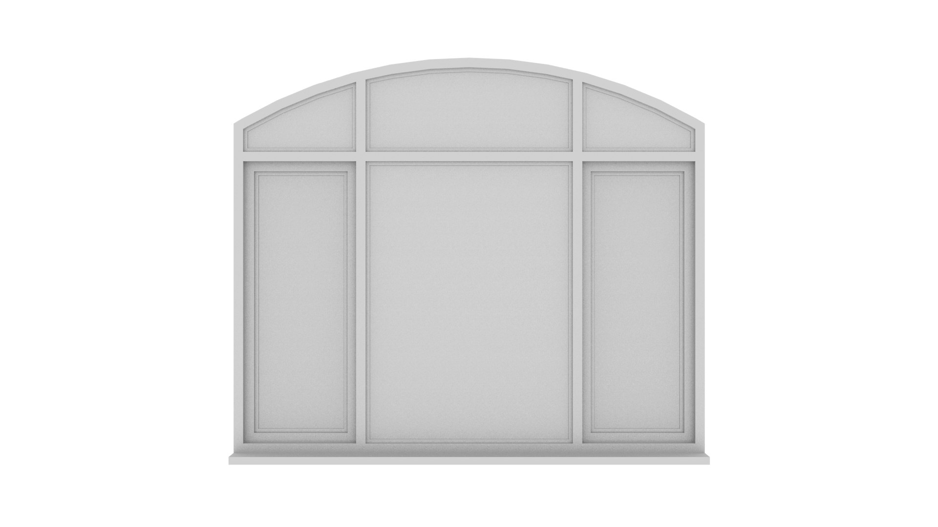Arch Window 3d Model
