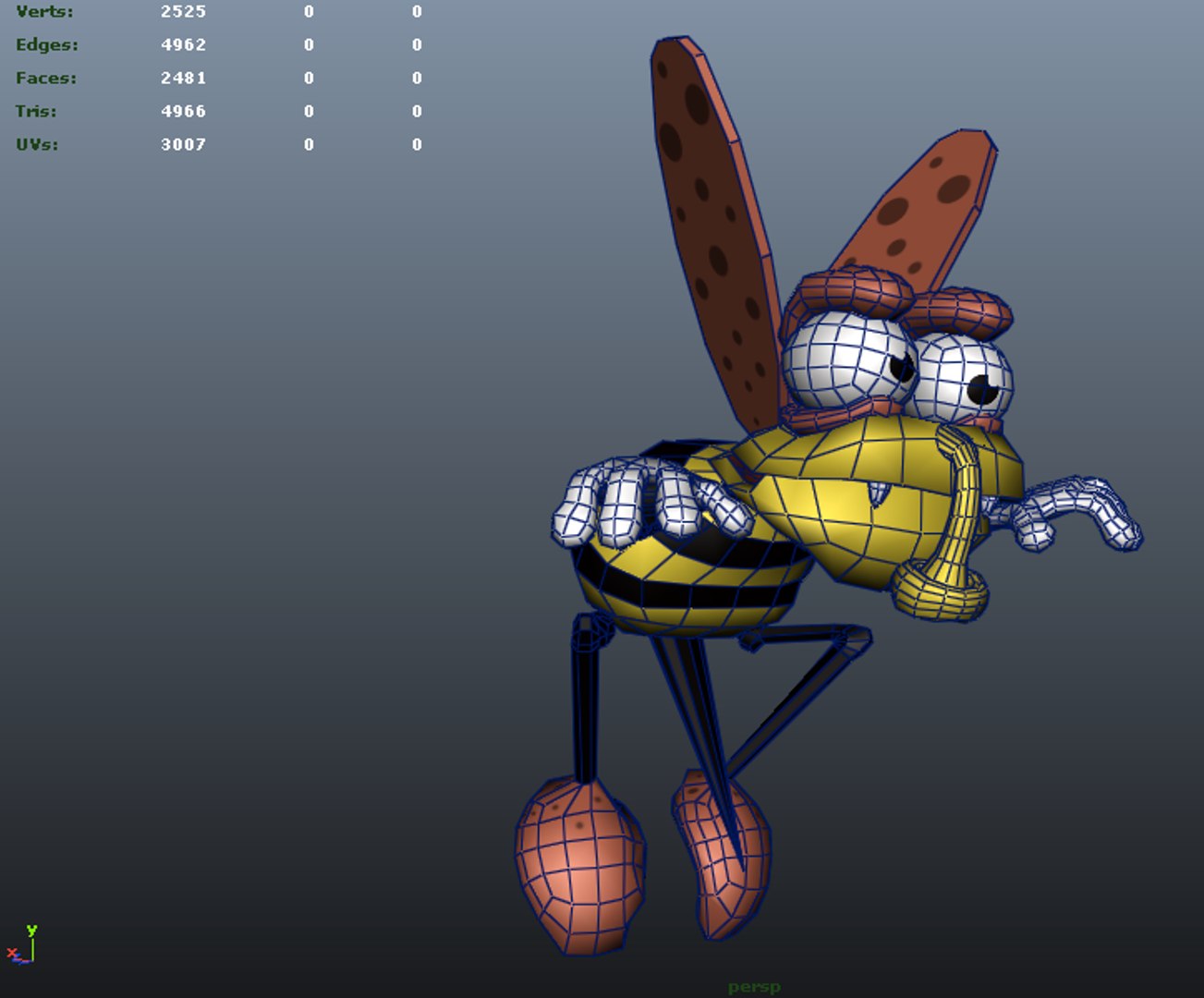 Cartoon Bug 3D Model - TurboSquid 1200907