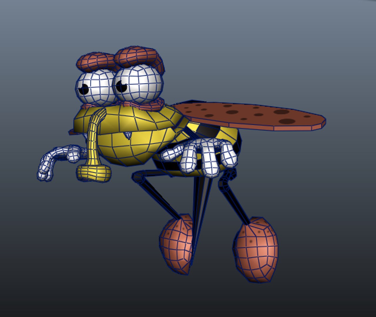 Cartoon Bug 3D Model - TurboSquid 1200907