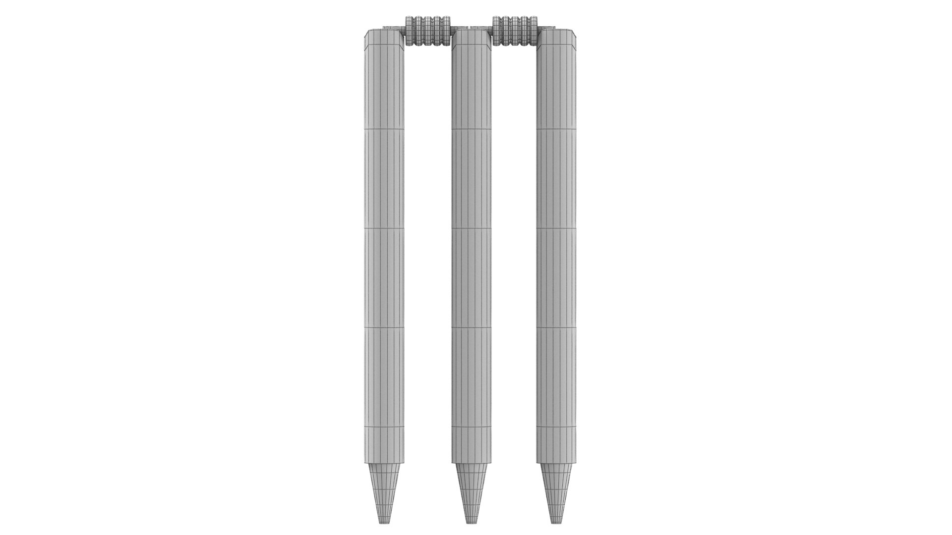 3D Cricket Wicket Model - TurboSquid 2297097