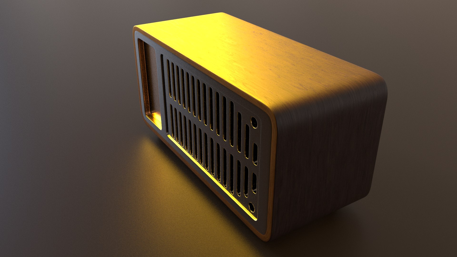 3D vintage style radio with Bluetooth connectivity - TurboSquid 2147865