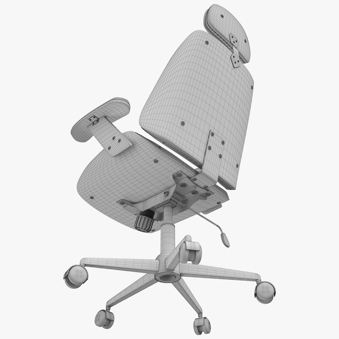 Baxton Hamilton Studio Office Chair 3D Model - TurboSquid 2020352