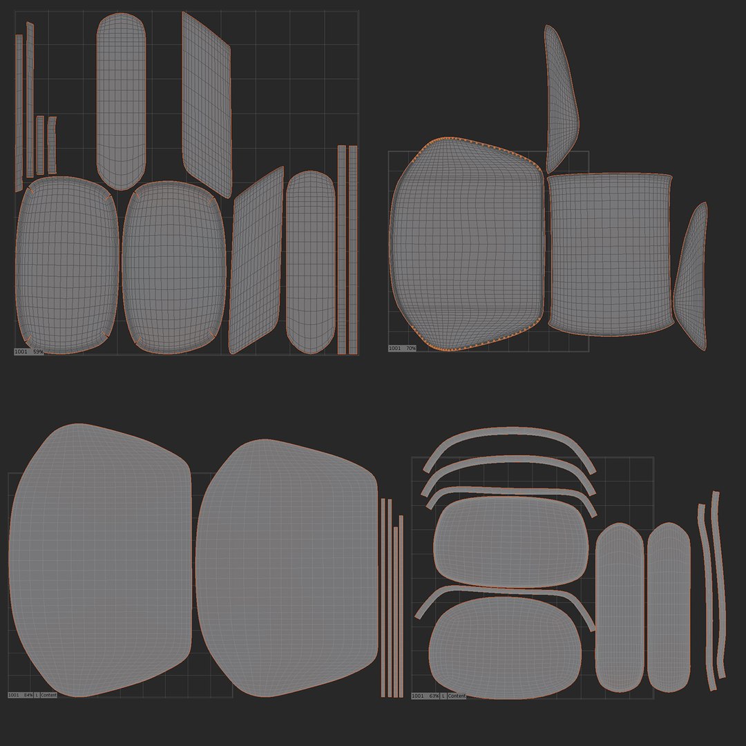 Baxton Hamilton Studio Office Chair 3D Model - TurboSquid 2020352