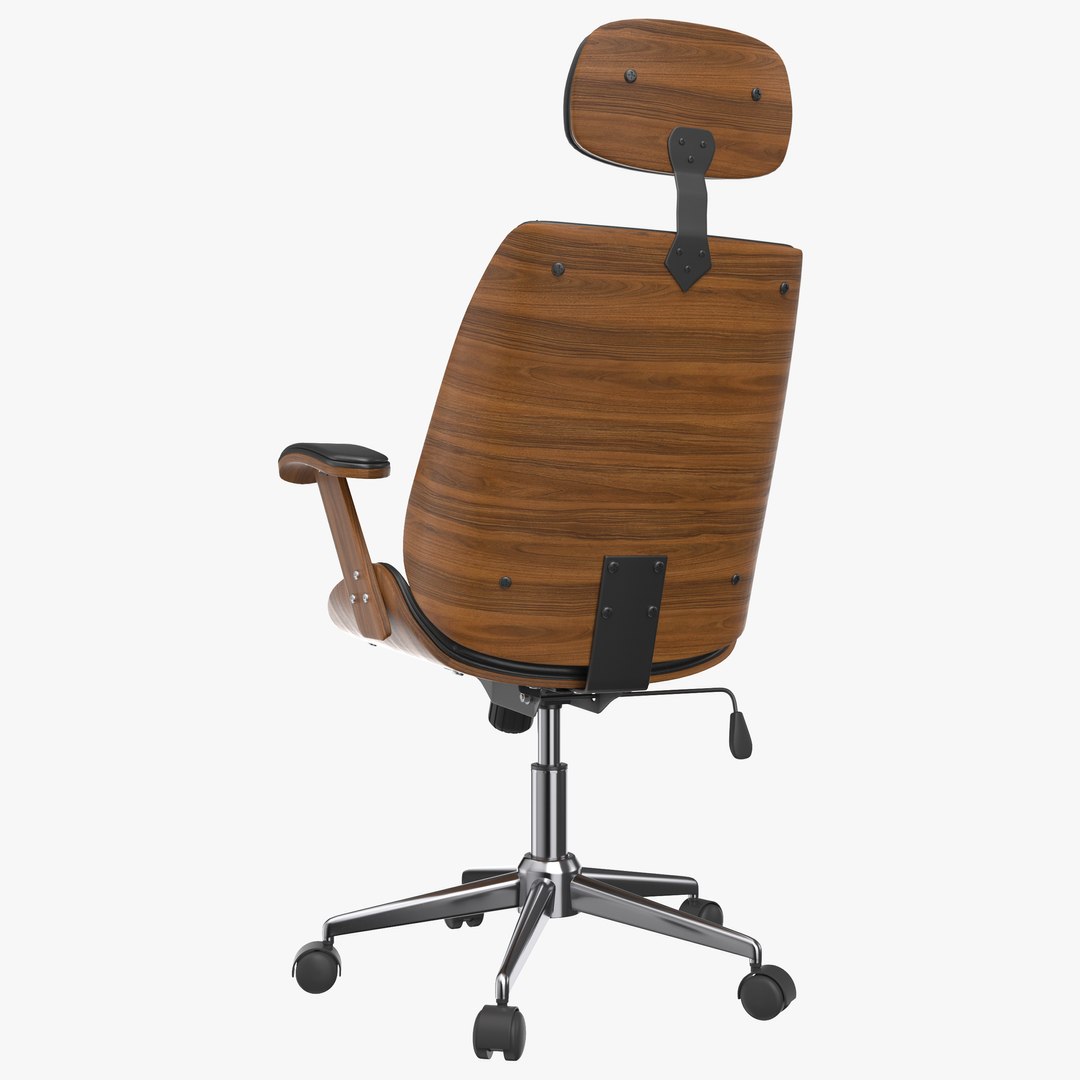 Baxton Hamilton Studio Office Chair 3D Model - TurboSquid 2020352