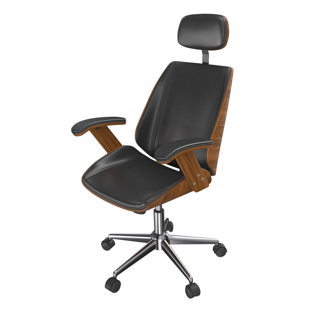 Baxton Hamilton Studio Office Chair 3D Model - TurboSquid 2020352